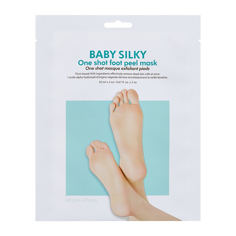 Baby Silky One Shot Foot Peel Mask - Holika Holika